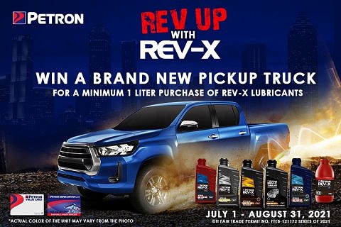 Rev Up with Rev-X (July 1 to August 31, 2021)